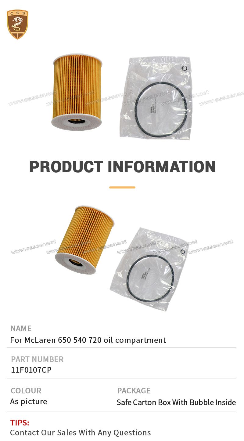 New Arrival OEM oil compartment For McLaren 650 540 72 11F0107CP