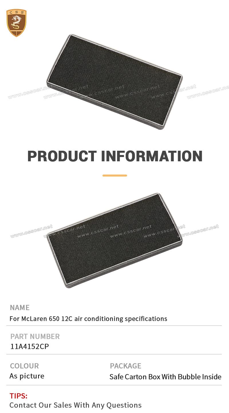 New Arrival OEM air conditioning specifications For McLaren 650 12C ...
