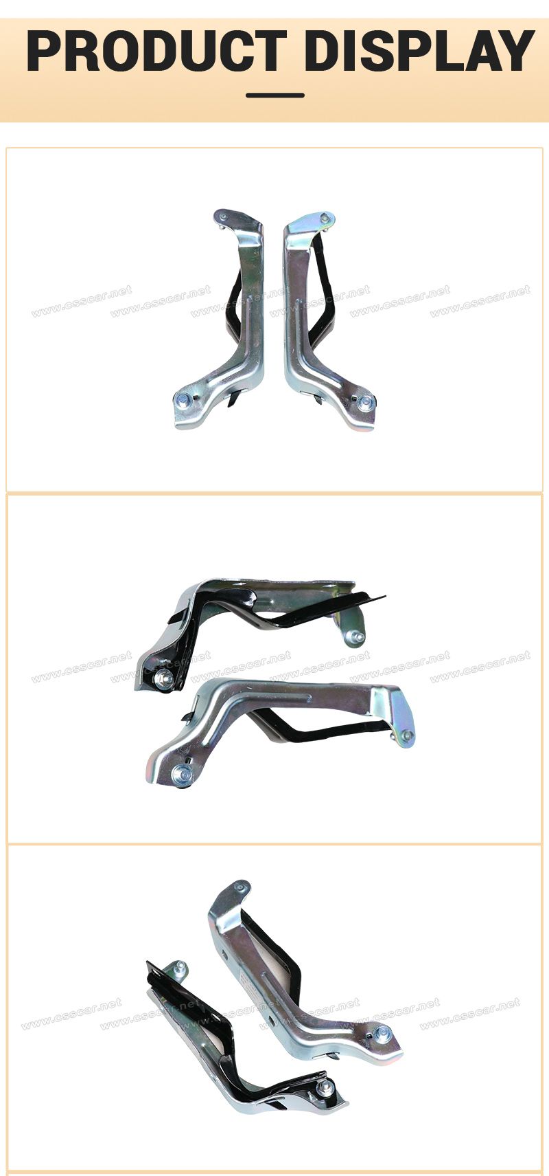 New Arrival OEM hood hinge For Maserati MSLD V6 JBL LH：670001873X RH ...