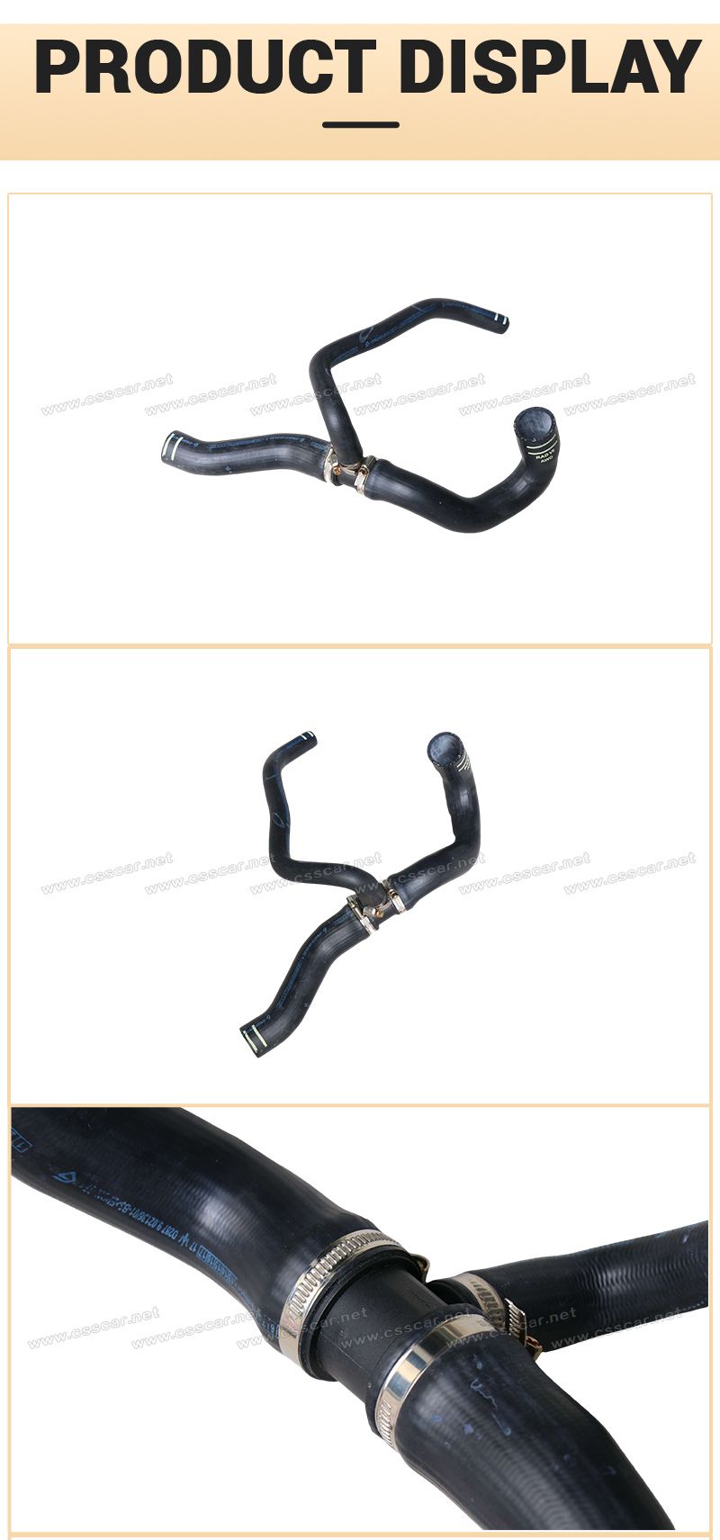 New Arrival OEM radiator hose (Lower) tee For Maserati 670001321/6700318