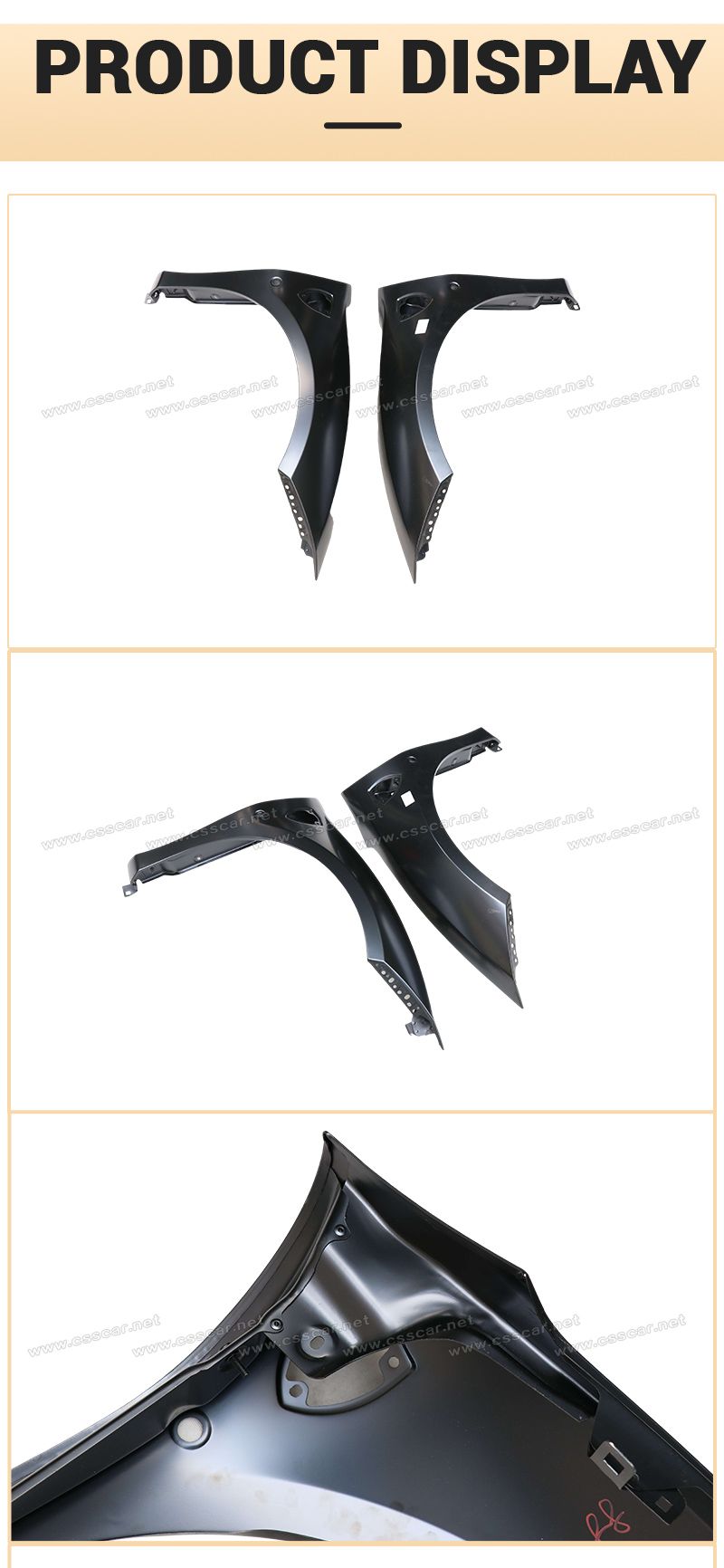 New Arrival OEM front fenders For Ferrari 488 L-87523911 R-87524011