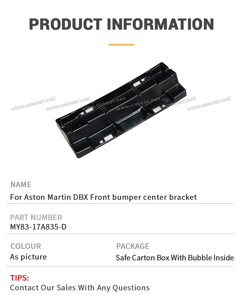 New Arrival OEM Front license plate For Aston Martin DBX MY83-17A835-D