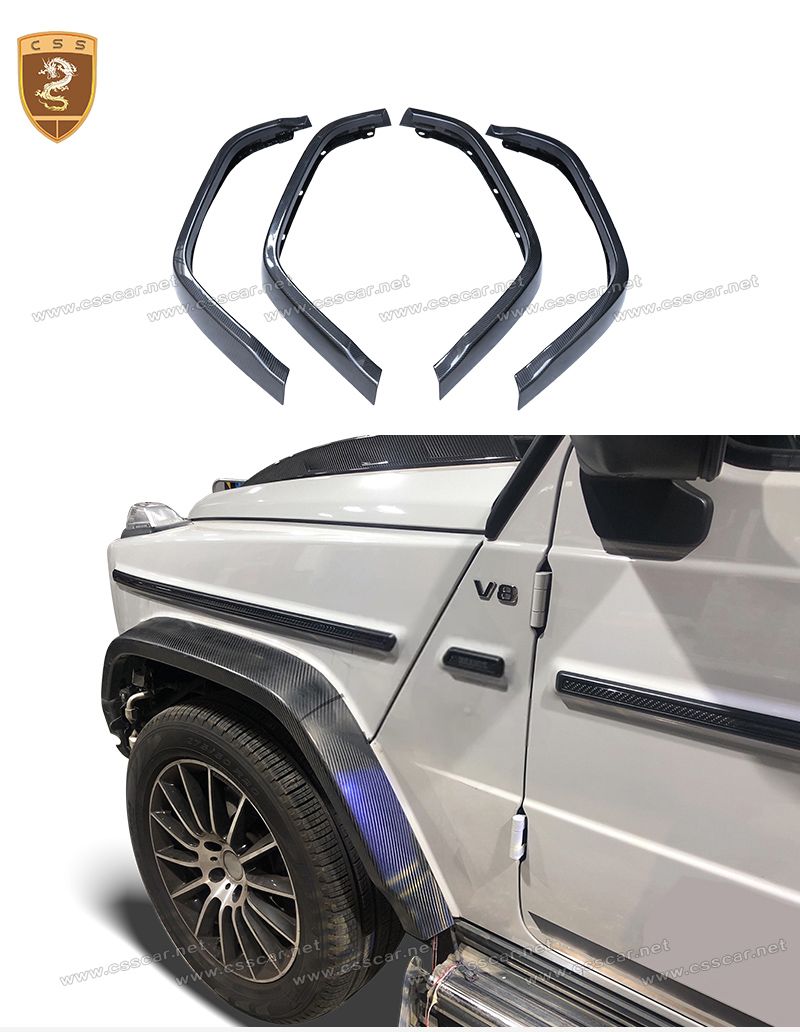 dry carbon fender flares For Ben-Z G class W463A W464 AMG G63 G550