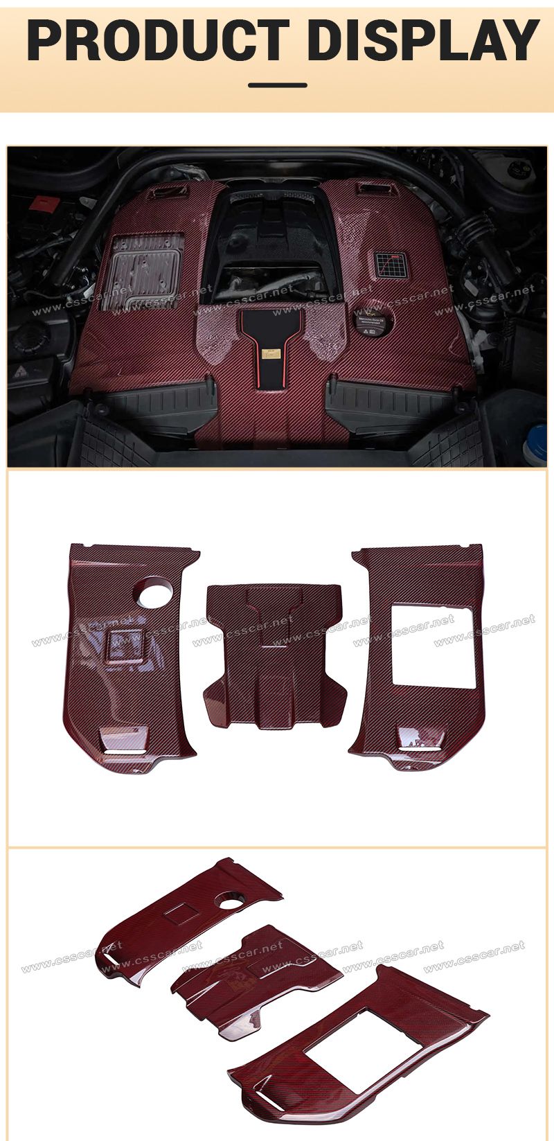 BenZ G class W464 engine interior