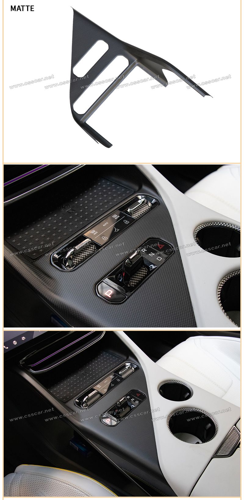 For Lotus eletre dry carbon Central Control Panel Trim