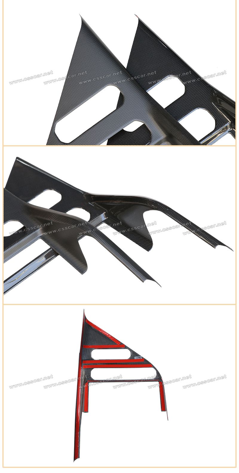 For Lotus eletre dry carbon Central Control Panel Trim