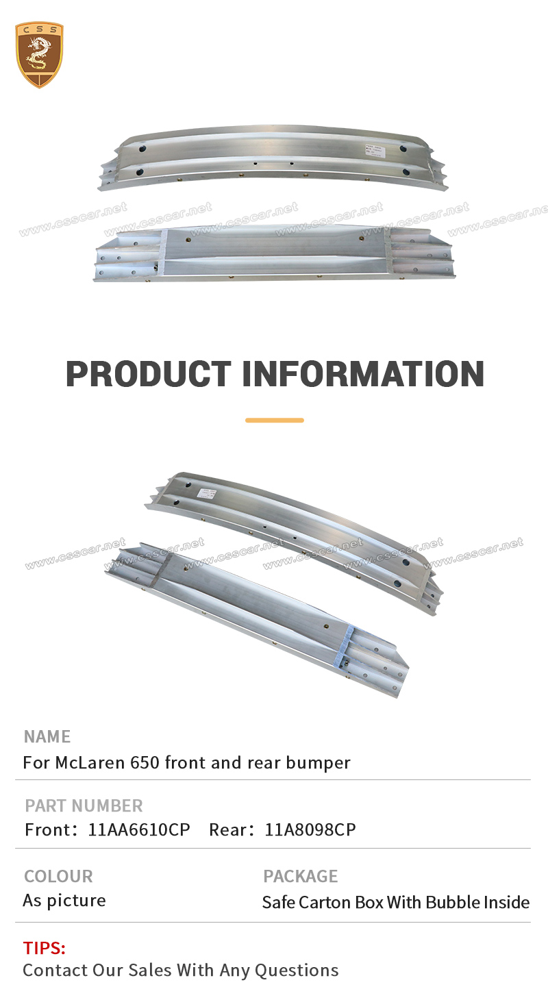 New Arrival OEM front and rear bumper For McLaren 650 Front：11AA6610CP ...