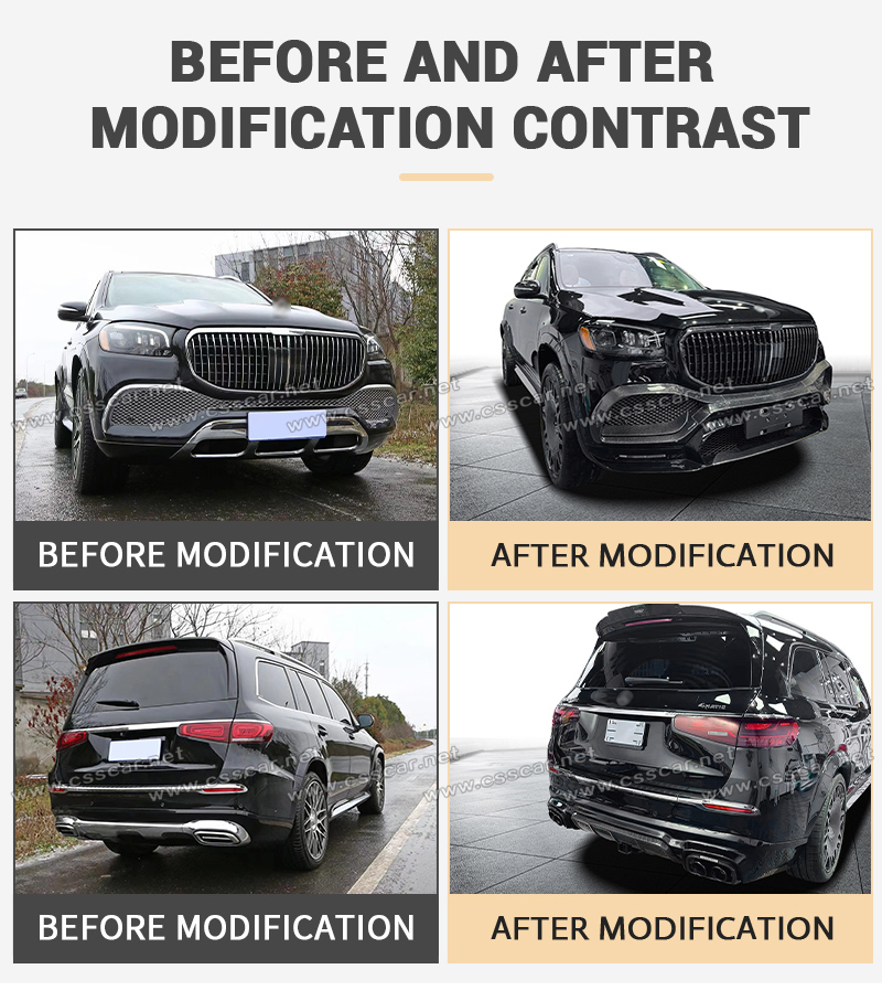 For Mercedes-benz GLS Maybach update BB body kit