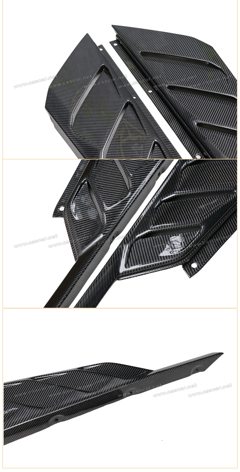 For Lamborghini Huracan LP610 OEM style rear hood air inlet