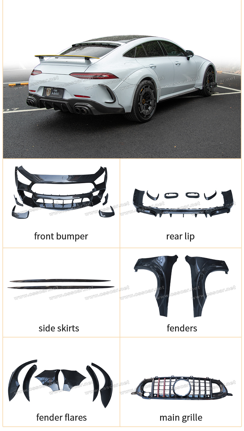 For Mercedes-benz GT 50 63 53 43 update RT1000 BB body kit