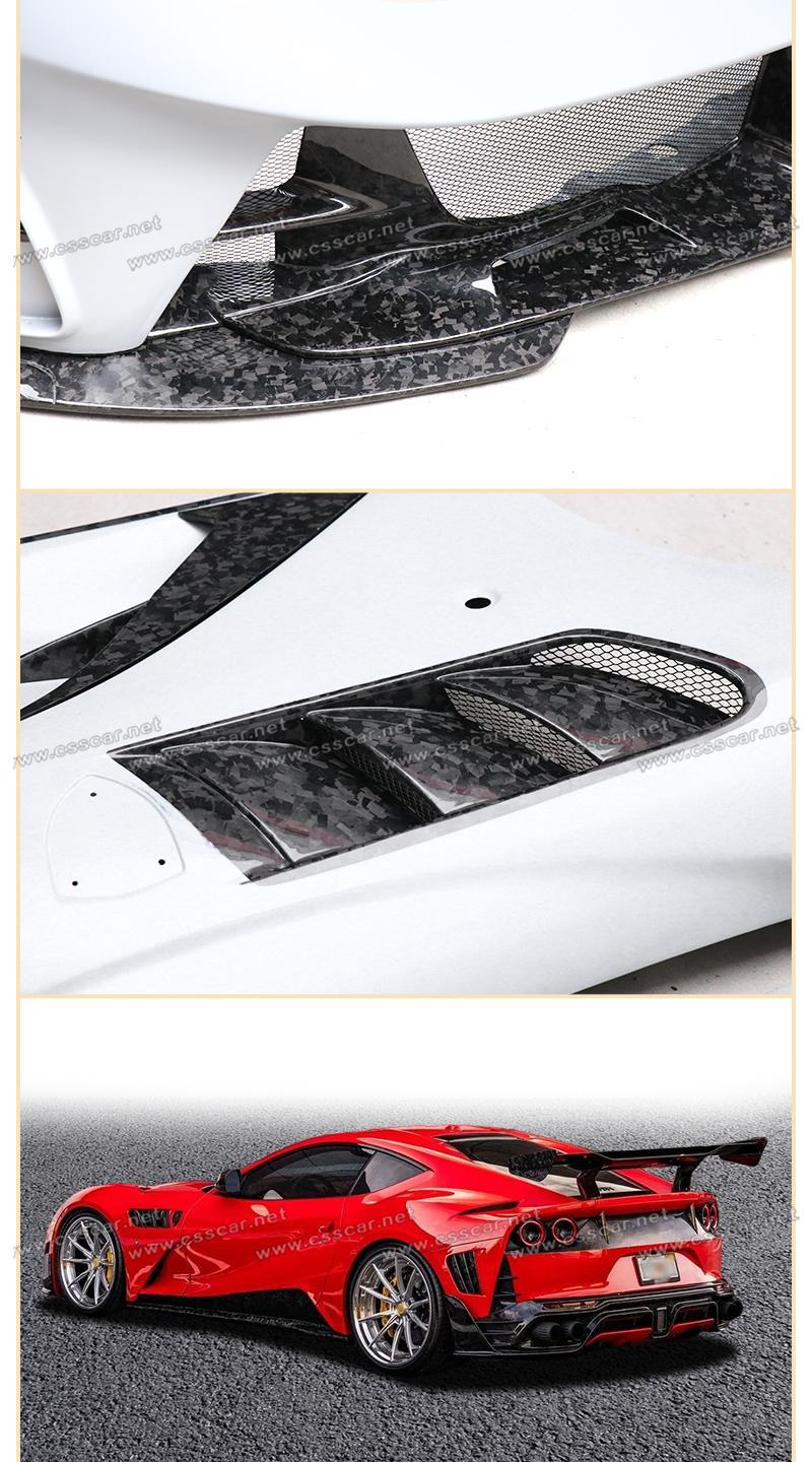 For Ferrari 812 MSY style dry carbon Forged body kit