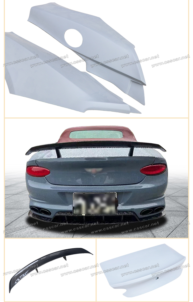 For Bentley continental gt Old to New 22 MSY Convertible Edition body kit