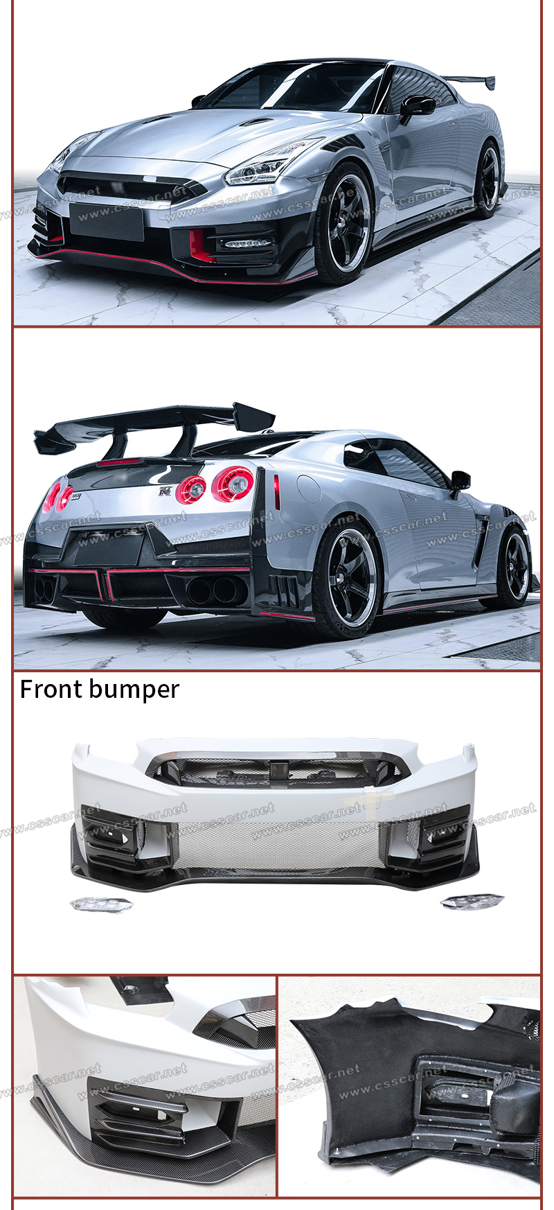 For Nissan GTR 24 update Nismo body kit