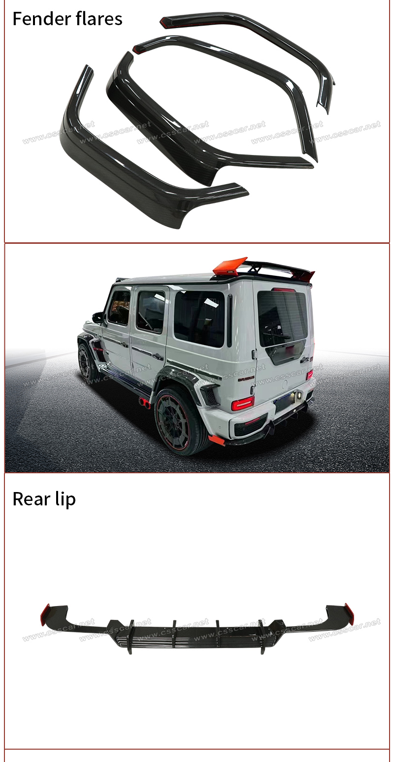 Mercedes Benz G Class W464 Upgrade Brabus G900 Body Kit