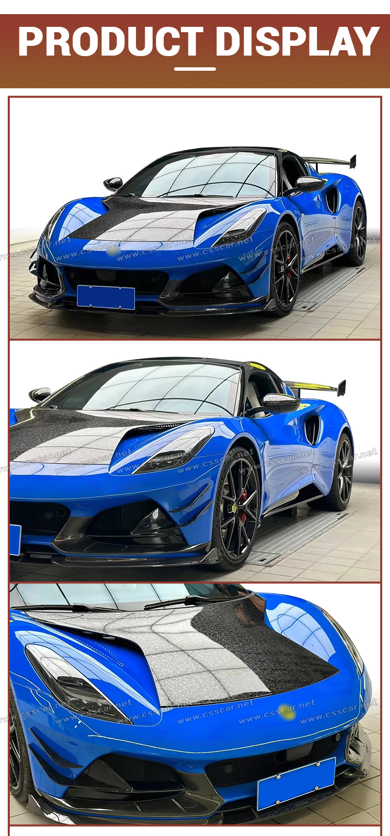 For Lotus EMIRA MK style hood