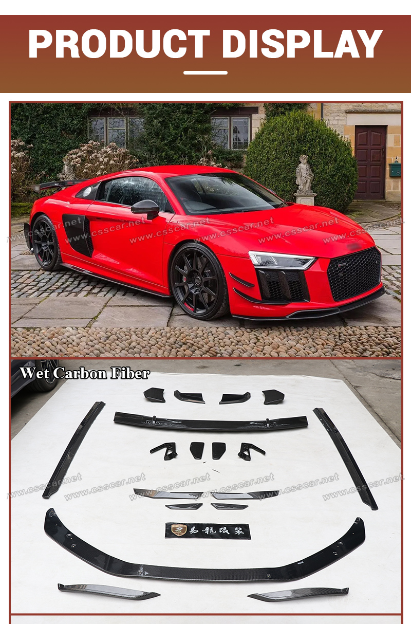 For Audi R8 Performance style body kit