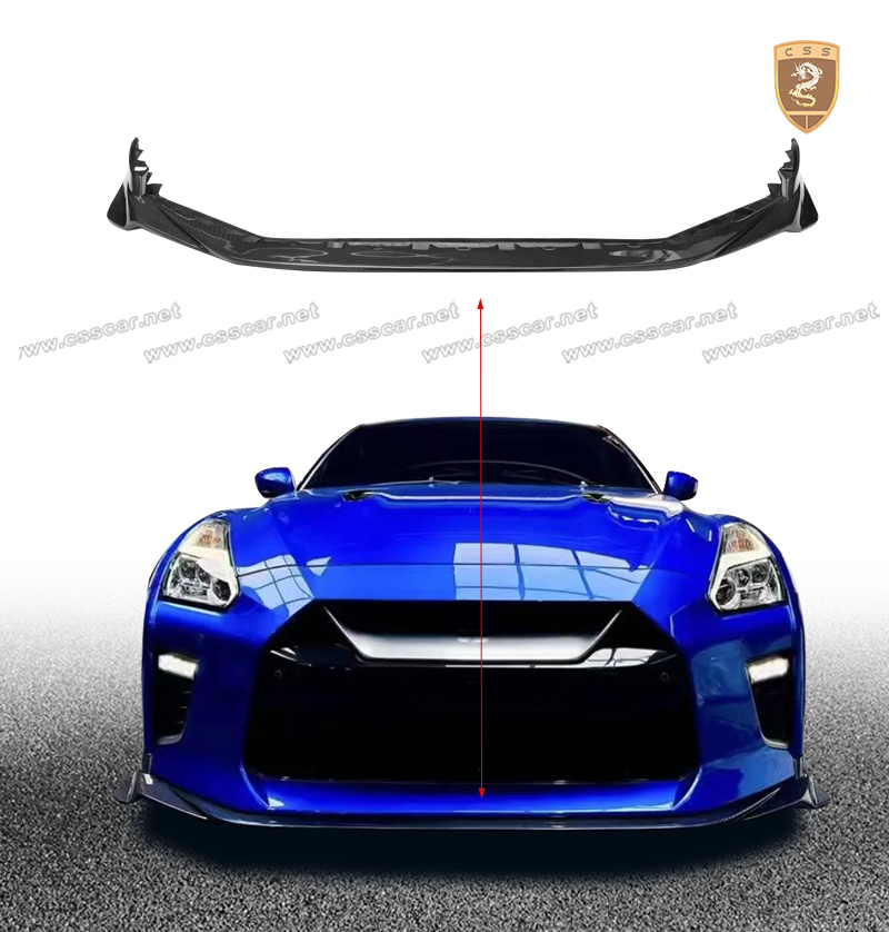 For Nissan GTR 35 Varis style front lip