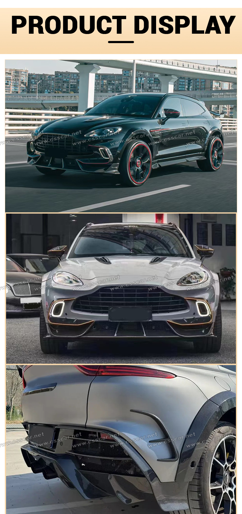 For Aston Martin DBX MSY style body kit
