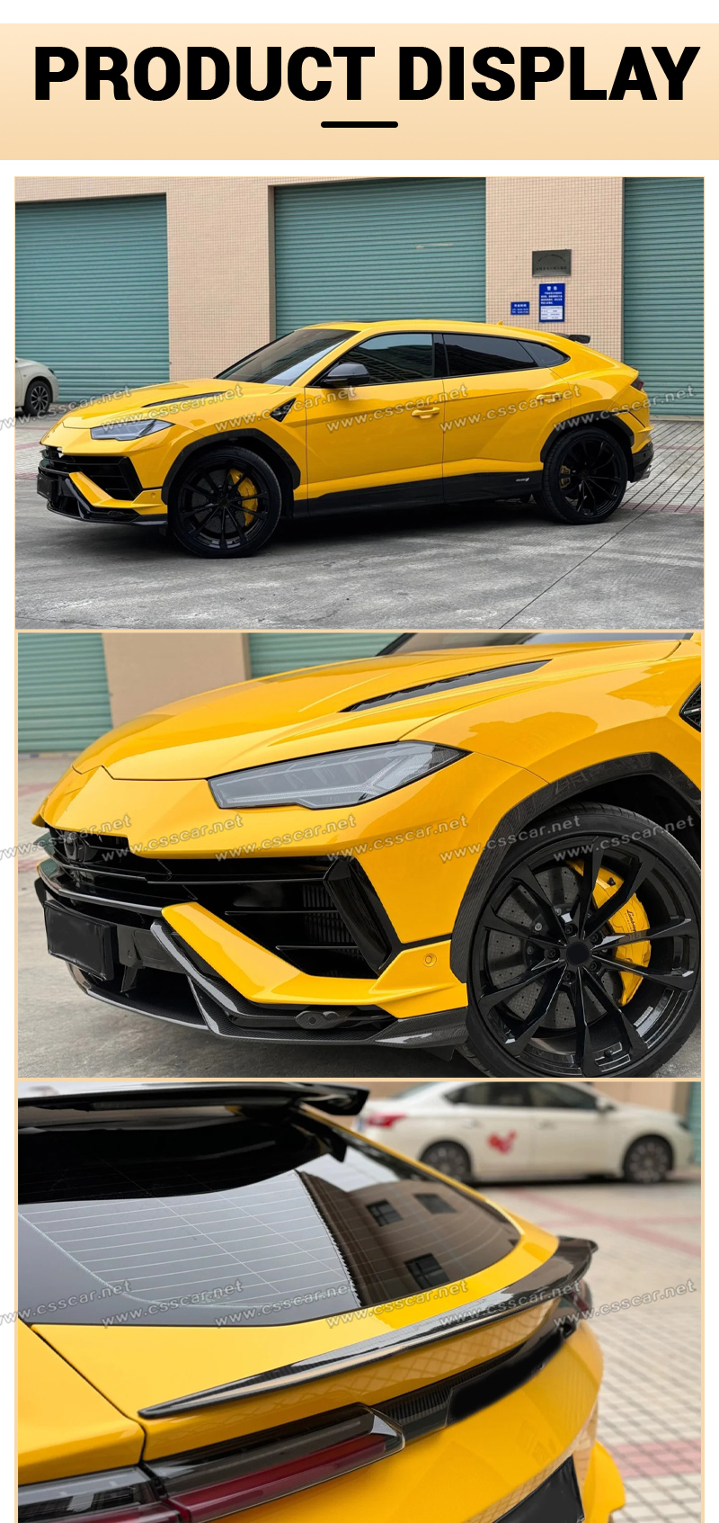 For amborghini Urus S update P body kit