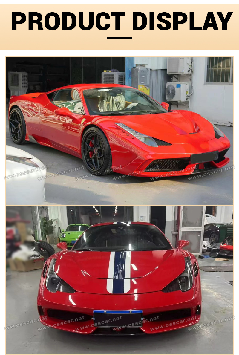 For Ferrari 458 sp style body kit