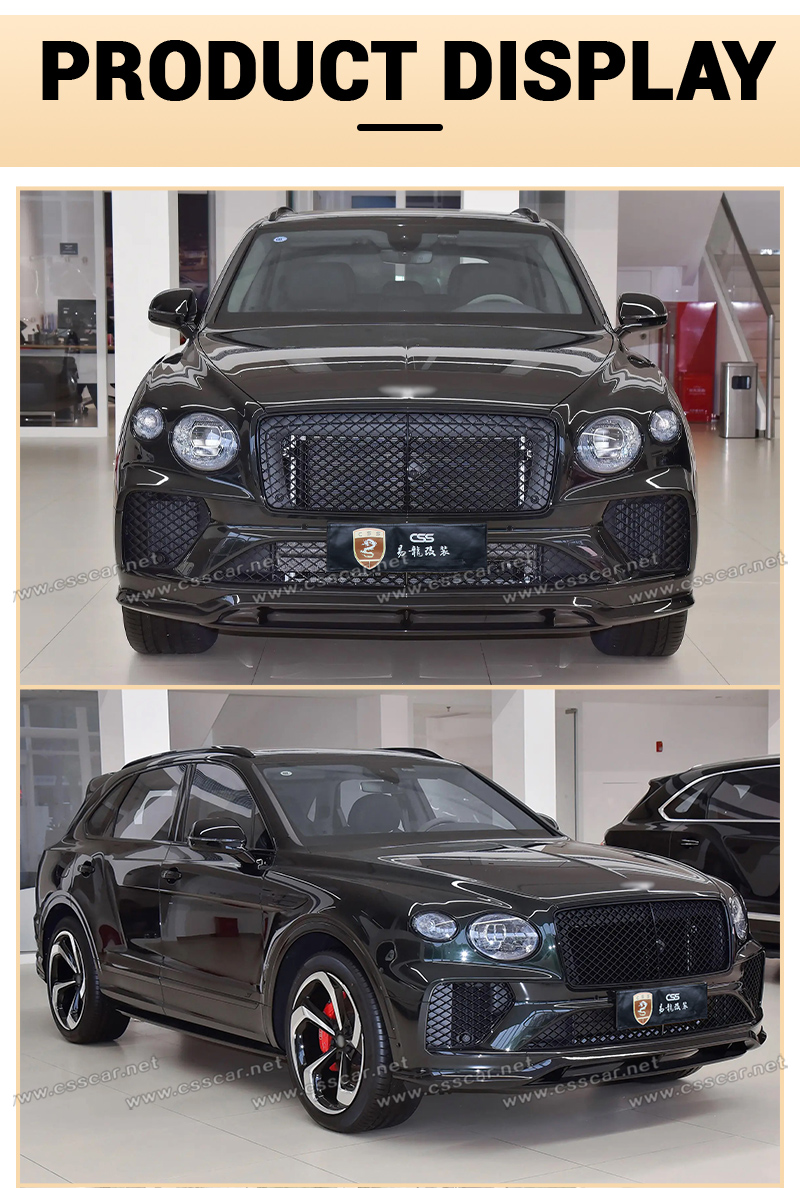 For Bentley bentayga old to new style body kit